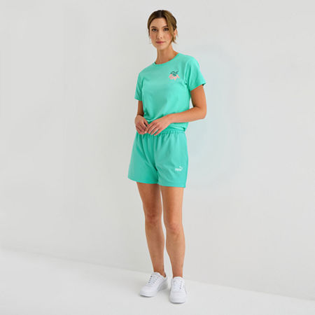 Click here for PUMA Womens Woven Pull-On Short  Small  Blue prices