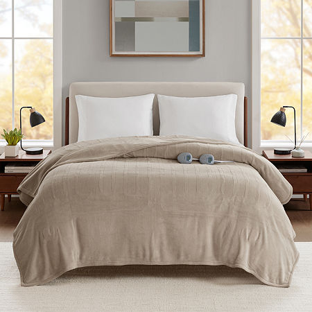 Click here for Beautyrest Heated Electric Plush Blanket  One Size... prices