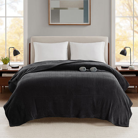 Click here for Beautyrest Heated Electric Plush Blanket  One Size... prices