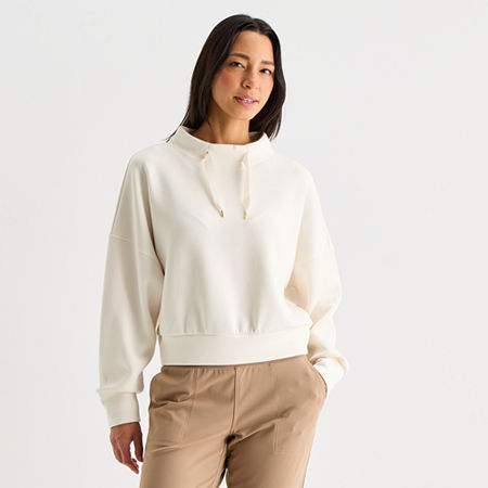 Click here for Stylus Womens Funnel Neck Long Sleeve Sweatshirt... prices