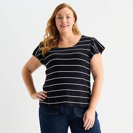 Click here for Liz Claiborne Womens Round Neck Short Sleeve Plus... prices