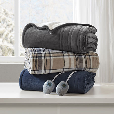 Click here for Beautyrest Velour Sherpa Heated Electric Heated Bl... prices