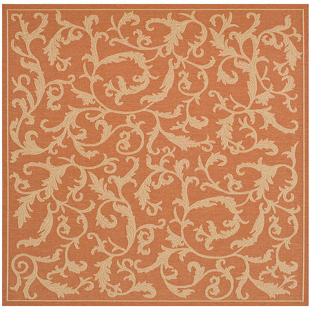 Click here for Courtyard Scrolls Indoor/Outdoor Square Rugs  One... prices