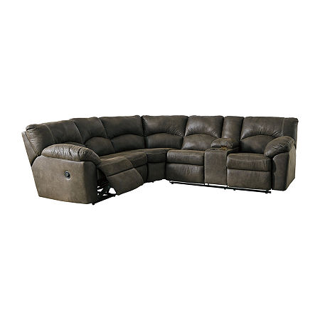 Click here for Signature Design by Ashley Tambo Reclining 2pc Sec... prices
