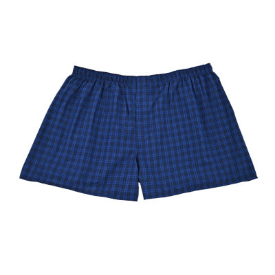 Hanes Mens Big 3 Pack Boxers 155hb, Color: Blue - JCPenney