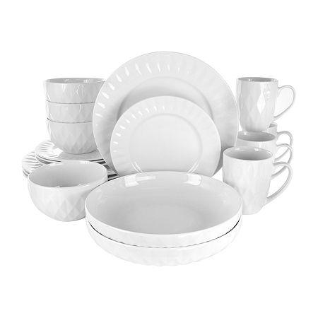 Click here for Elama 18-pc. Porcelain Dinnerware Set  One Size  W... prices