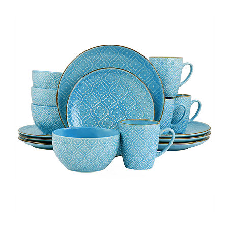 Click here for Elama 16-pc. Stoneware Dinnerware Set  One Size  B... prices