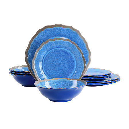 Click here for Elama Roma 12-pc. Melamine Dinnerware Set  One Siz... prices