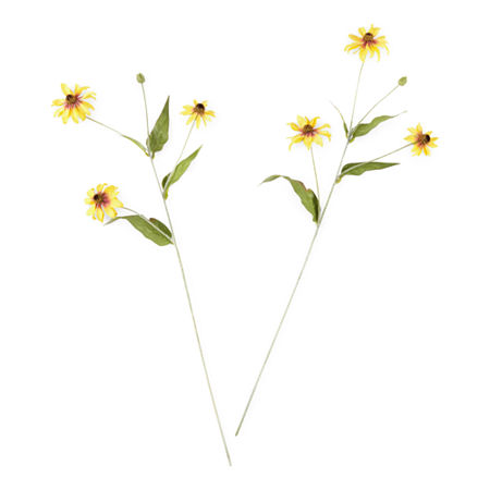 Click here for Linden Street Black Eyed Susan 2-pc. Stems Vase Fi... prices