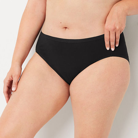 Click here for Ambrielle Cotton High Cut Panty  X-large  Black prices