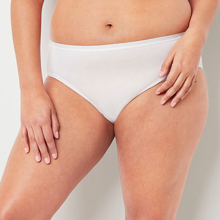 Click here for Ambrielle Cotton High Cut Panty  2x  White prices