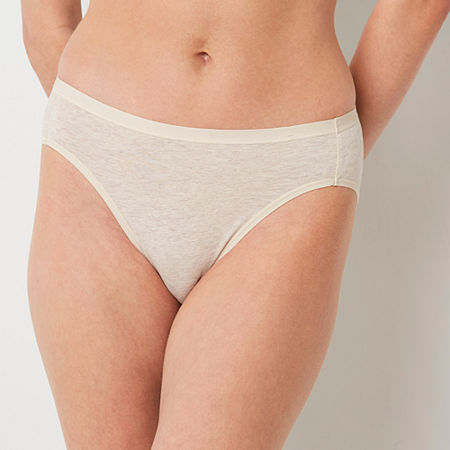 Click here for Ambrielle Cotton High Cut Panty  Small  Beige prices
