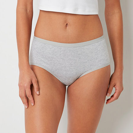 Click here for Ambrielle Cotton Brief Panty  3x  Gray prices