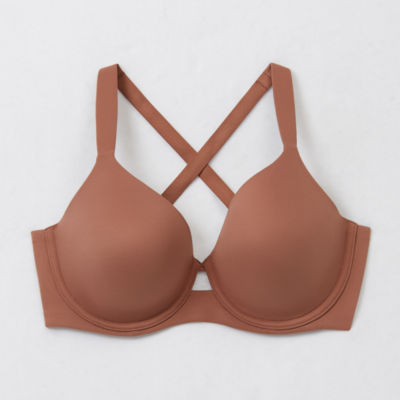 Ambrielle Super Soft Full Coverage Bra, Color: Nutmeg Spice - JCPenney