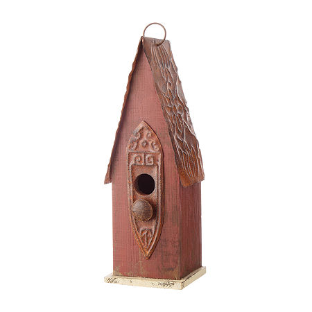 Click here for Glitzhome Bird House  One Size  Red prices