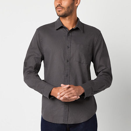 Click here for mutual weave Stretch Oxford Mens Long Sleeve Regul... prices