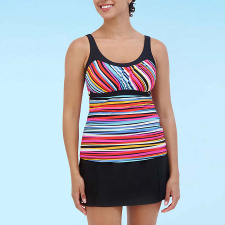 Click here for ZeroXposur Tankini Swimsuit Top  Large  Black prices