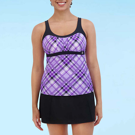 Click here for ZeroXposur Tankini Swimsuit Top  X-small  Purple prices
