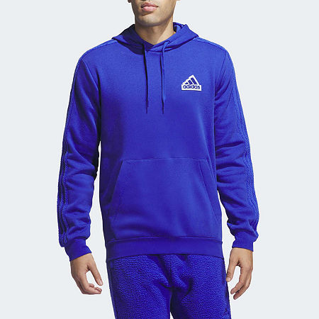Click here for adidas Mens Long Sleeve Active Hoodie  Large  Blue prices