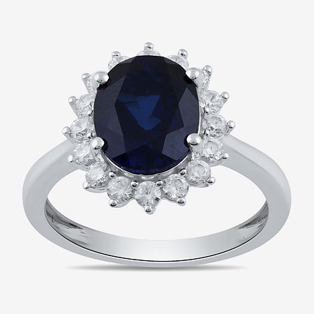 Click here for Womens 1/2 CT. T.W. Lab Created Blue Sapphire 10K... prices