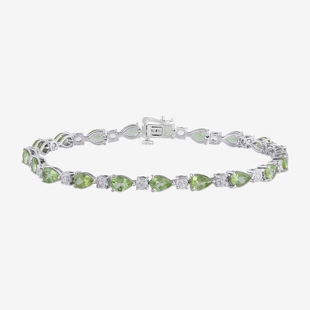 Click here for Womens Genuine Green Peridot Sterling Silver 7.5 I... prices
