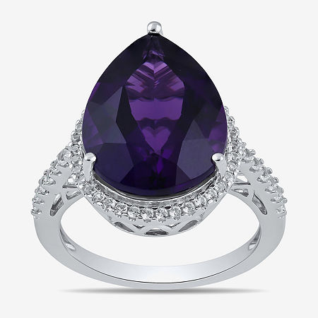 Click here for Womens Lab Created Purple Amethyst Sterling Silver... prices