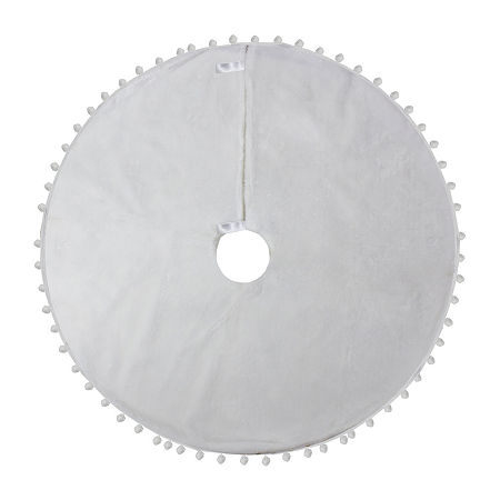 Click here for Northlight 48in Pom Pom Border Indoor Tree Skirt... prices