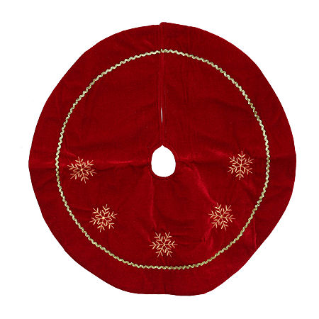 Click here for Northlight 24in Snowflakes Indoor Tree Skirt  One... prices