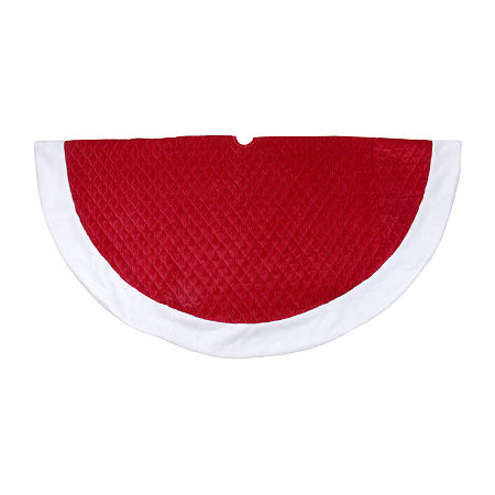 Click here for Northlight Red And White Quilted Faux Fur Trim Ind... prices