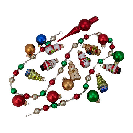 Click here for Northlight Red And Green Beaded Christmas Indoor G... prices