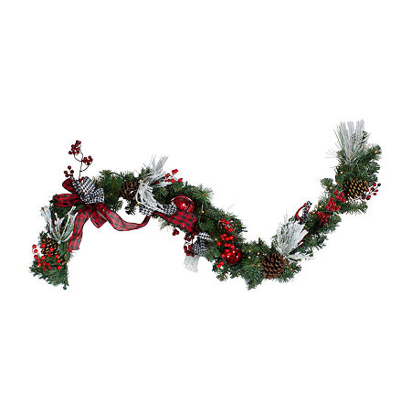 Click here for Northlight Bows And Berries Pre-Lit Christmas Indo... prices