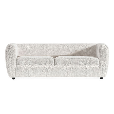 Valerian 86.5 Boucle Fabric Sofa - Off-White