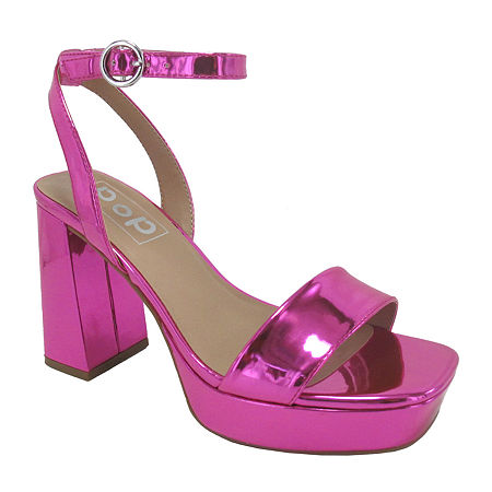 Click here for Pop Womens Casen Heeled Sandals  7 1/2 Medium  Pin... prices