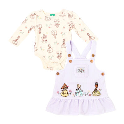 Disney Baby Girls Sleeveless Princess 2-pc. Dress Set, Color: Purple ...