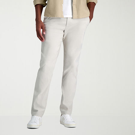 Click here for Haggar Life Khaki Flex Mens Comfort Waistband Stra... prices
