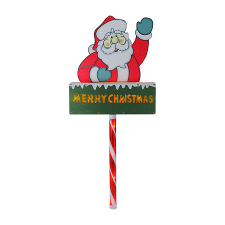 Click here for Northlight Prelit Santa Claus Lawn Stake Christmas... prices