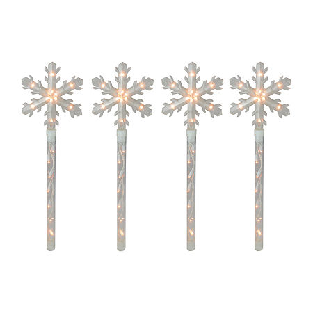 Click here for Northlight Snowflakes Pathway Marker Christmas Yar... prices