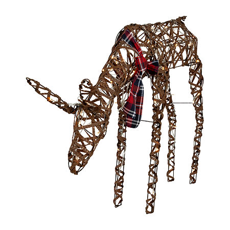 Click here for Northlight 35in Led Rattan Reindeer Christmas Yard... prices
