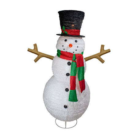 Click here for Northlight 60in Prelit Snowman Christmas Yard Art... prices