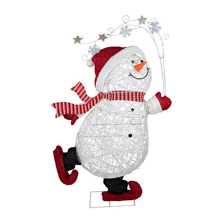 Click here for Northlight 56in Prelit Snowman Christmas Yard Art... prices