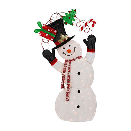 Click here for Northlight 3d Lighted Festive Snowman Christmas Ya... prices