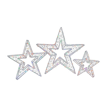 Click here for Northlight Lighted Stars Christmas Yard Art  One S... prices