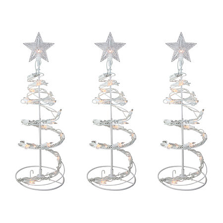 Click here for Northlight Lighted Cone Trees Christmas Yard Art... prices