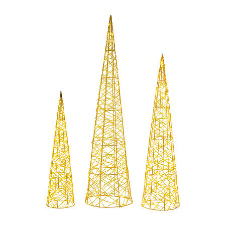 Click here for Northlight Led Cone Tree Christmas Yard Art  One S... prices