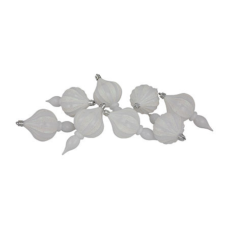 Click here for Northlight 4.75in Finial 8-pc Christmas Ornament... prices