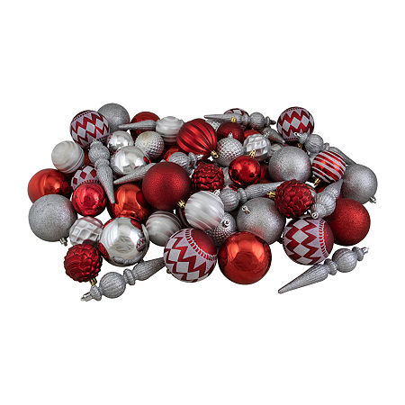 Click here for Northlight Holiday Finish Ball 75-pc Christmas Orn... prices
