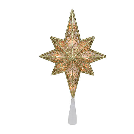 Click here for Northlight Lighted Frosted Christmas Tree Topper... prices