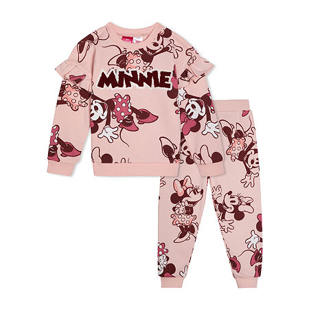 Click here for Disney Baby Girls Minnie Mouse 2-pc. Pant Set  6-9... prices