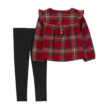 Click here for Carters Toddler Girls 2-pc. Legging Set  3t  Red prices