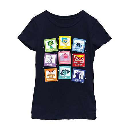 Click here for Little & Big Kid Girls Crew Neck Short Sleeve Insi... prices